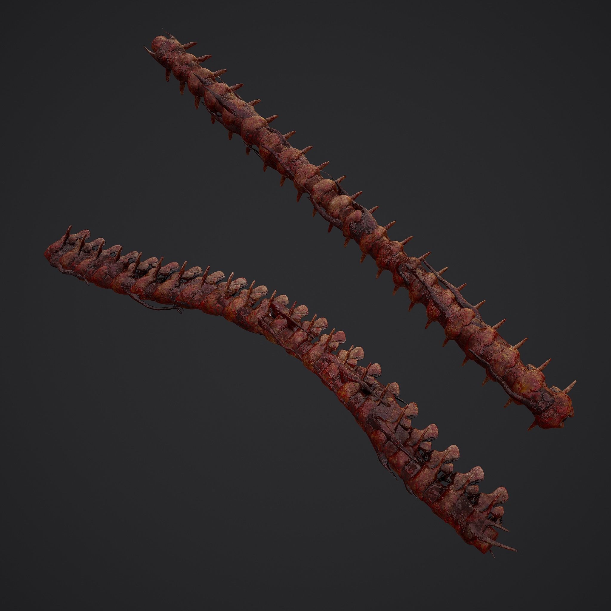 3D model Bloody Spine VR / AR / low-poly | CGTrader
