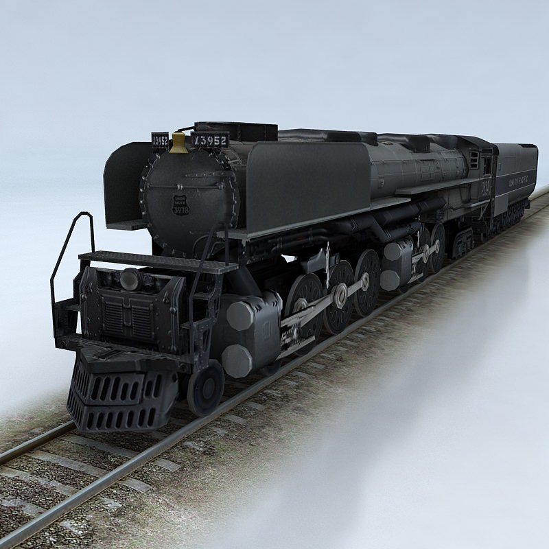 Challenger Union Pacific 3D Model Game ready .max .fbx - CGTrader.com