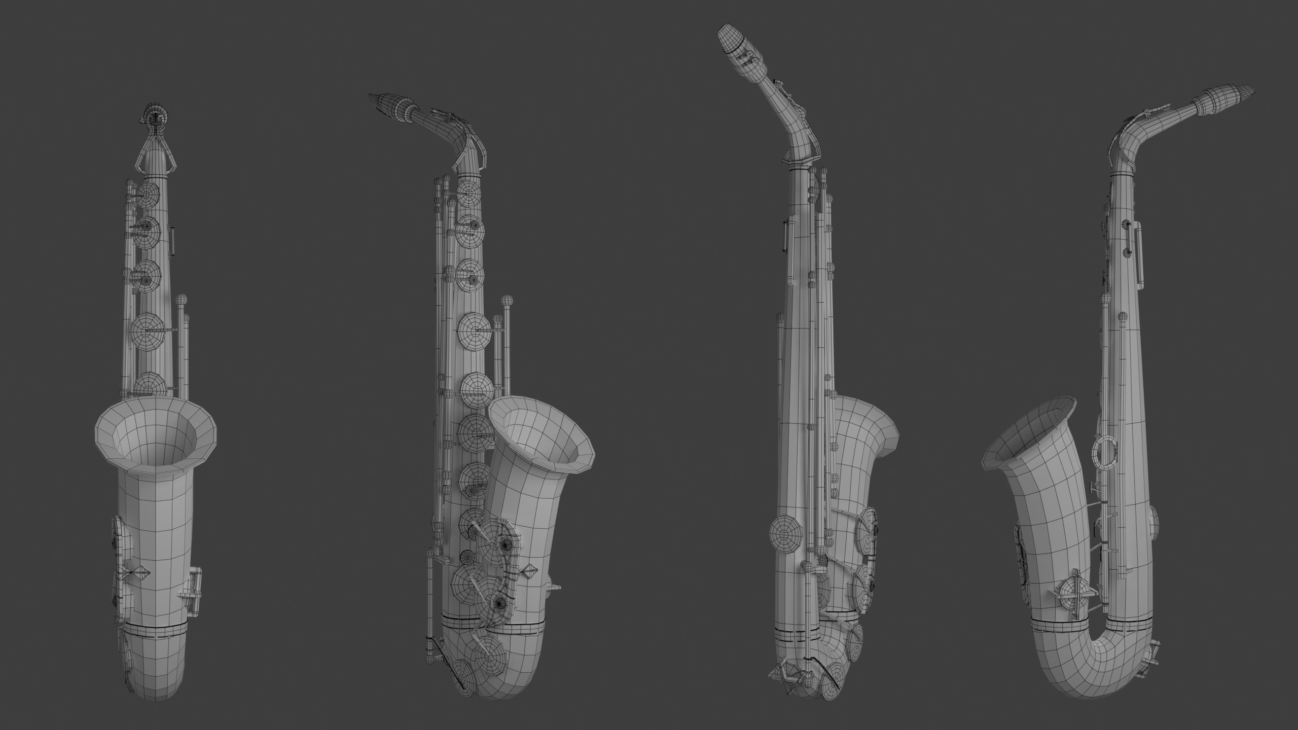 Saxophone 3D model | CGTrader