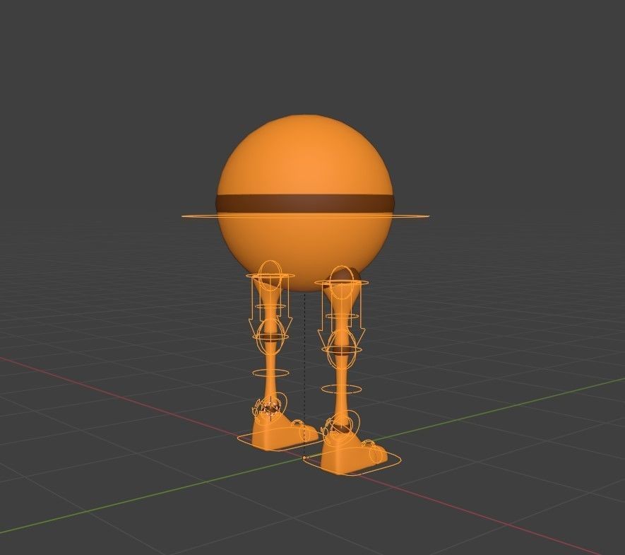 Bot Rig Blender free VR / AR / low-poly 3D model animated rigged | CGTrader