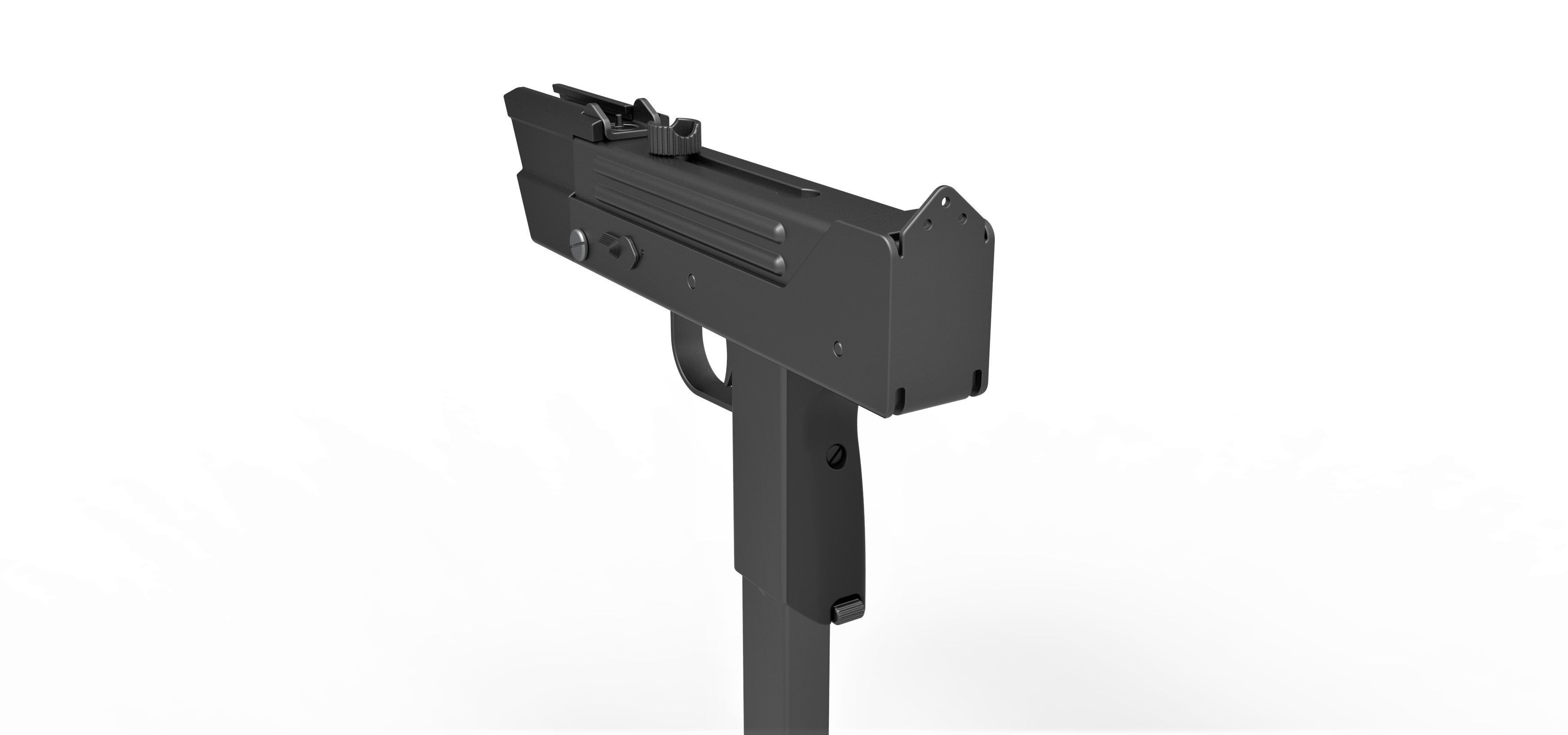 Modified MAC-11 from the movie Total recall 1990 3D model | CGTrader