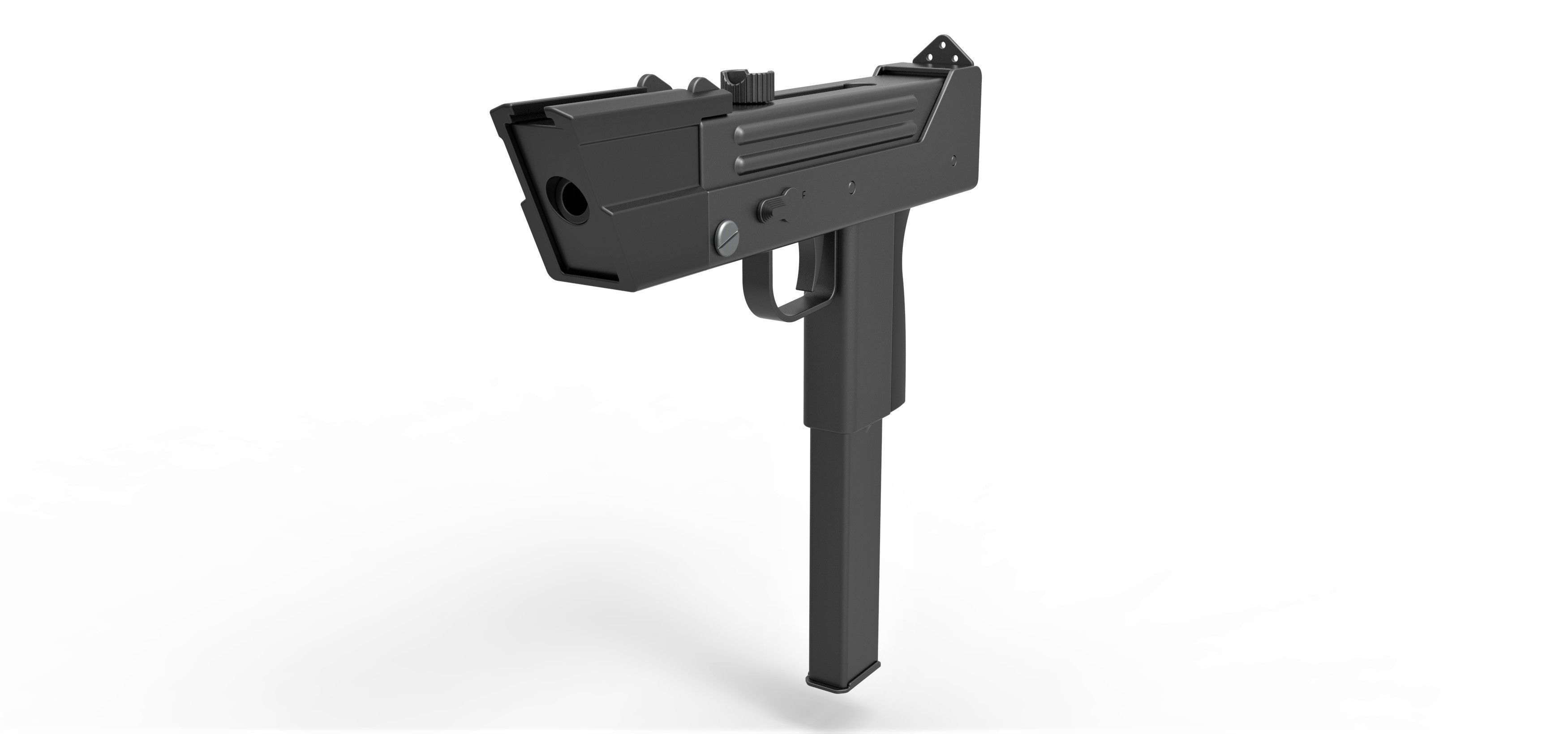 Modified MAC-11 from the movie Total recall 1990 3D model | CGTrader