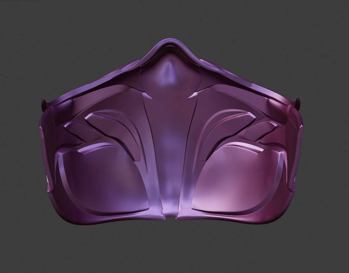 Mileena female mask from Mortal Kombat 11 3D model 3D printable | CGTrader
