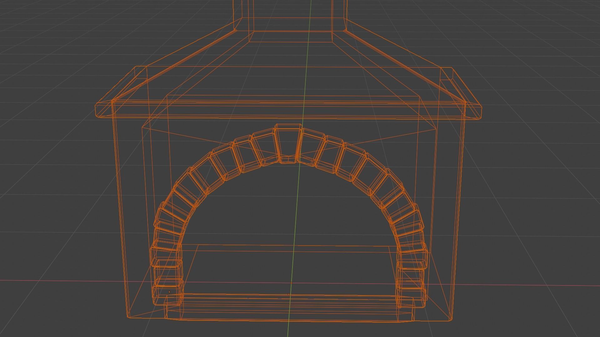 Fireplace Low poly stone with light free 3D model | CGTrader