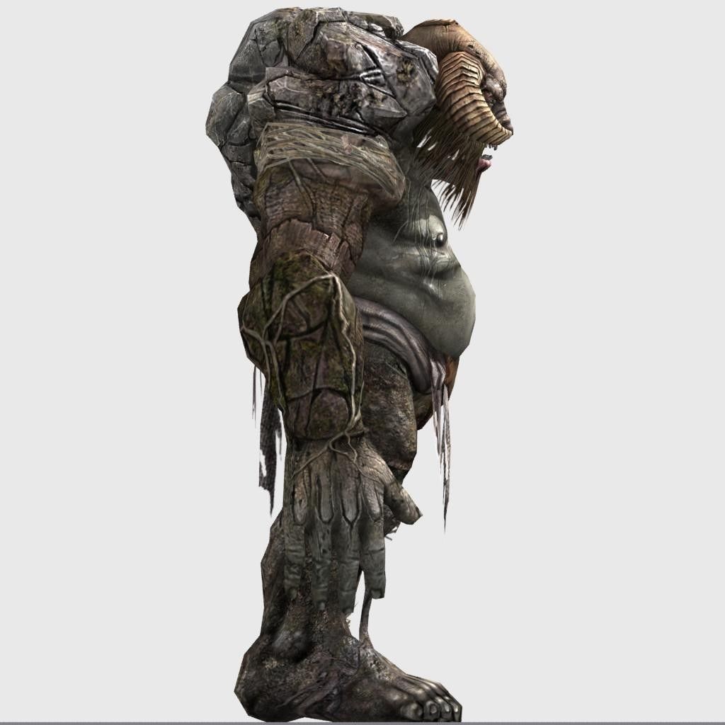 3D model Troll creature with horns and claws VR / AR / low-poly | CGTrader