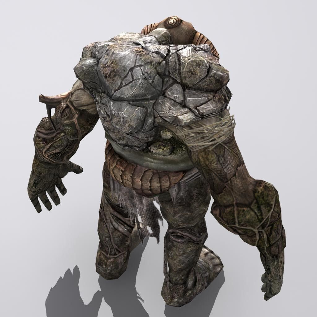 3D model Troll creature with horns and claws VR / AR / low-poly | CGTrader