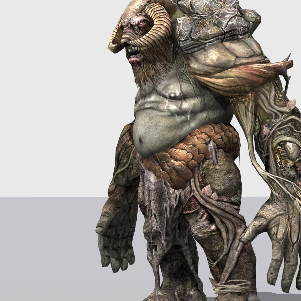 3D model Troll creature with horns and claws VR / AR / low-poly | CGTrader