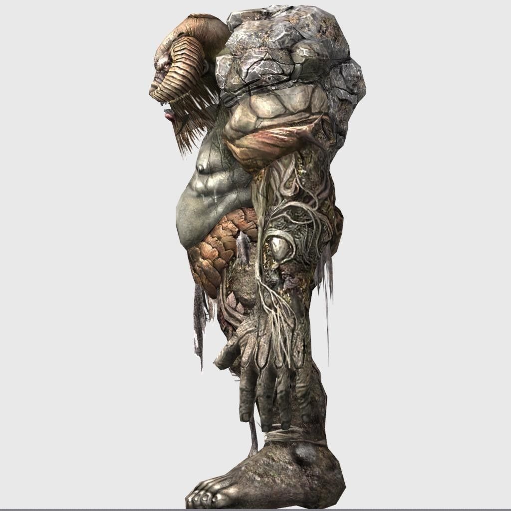 3D model Troll creature with horns and claws VR / AR / low-poly | CGTrader