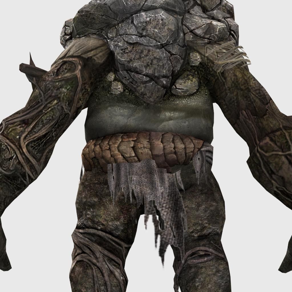 3D model Troll creature with horns and claws VR / AR / low-poly | CGTrader