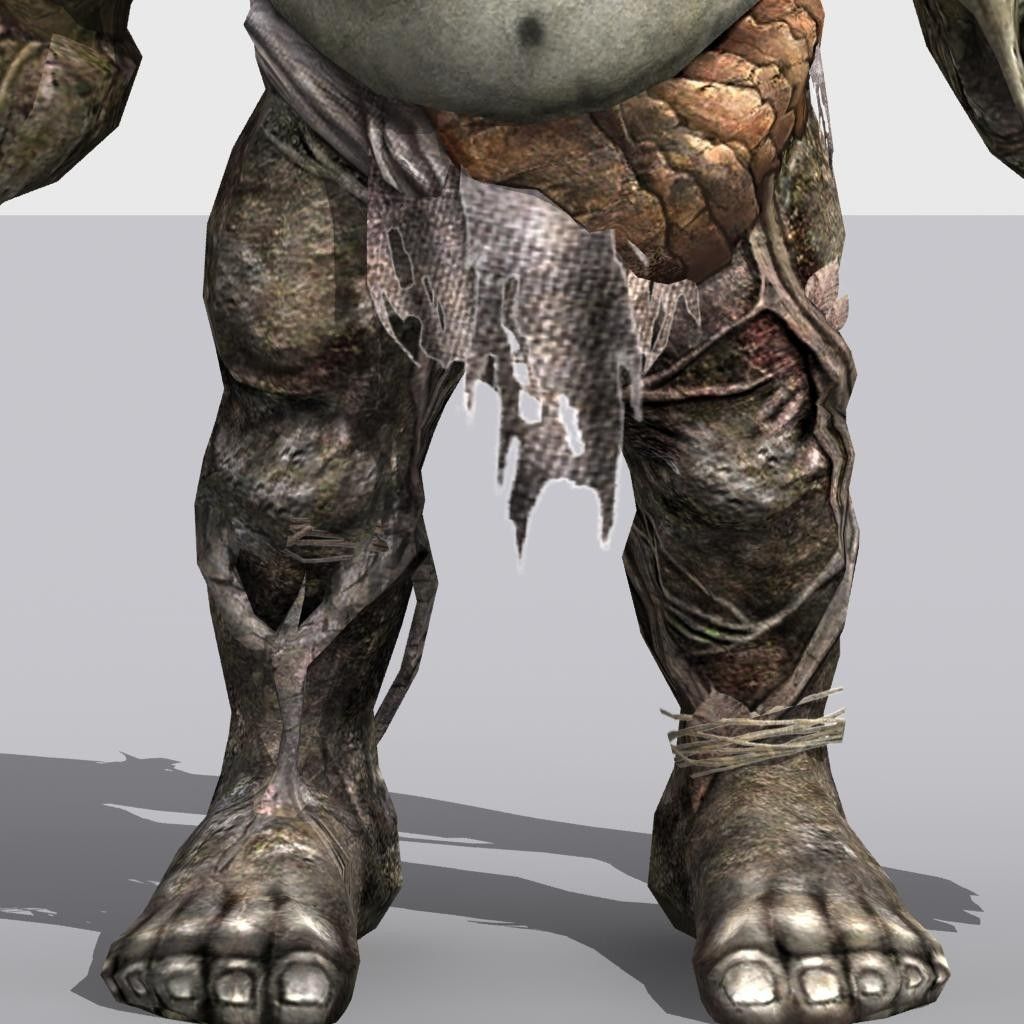 3D model Troll creature with horns and claws VR / AR / low-poly | CGTrader