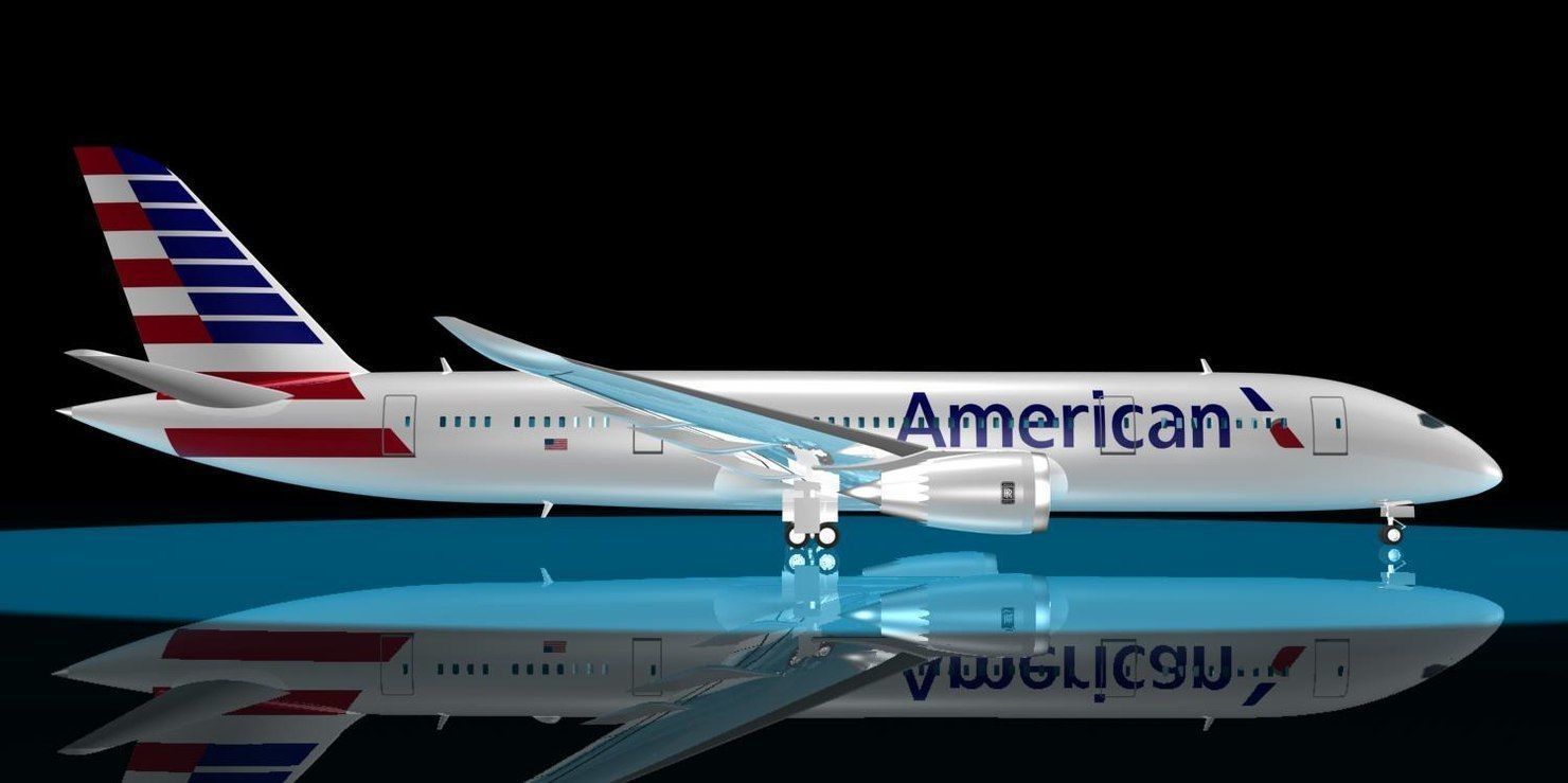 Part of a City with Animated Aircraft 3D model animated | CGTrader