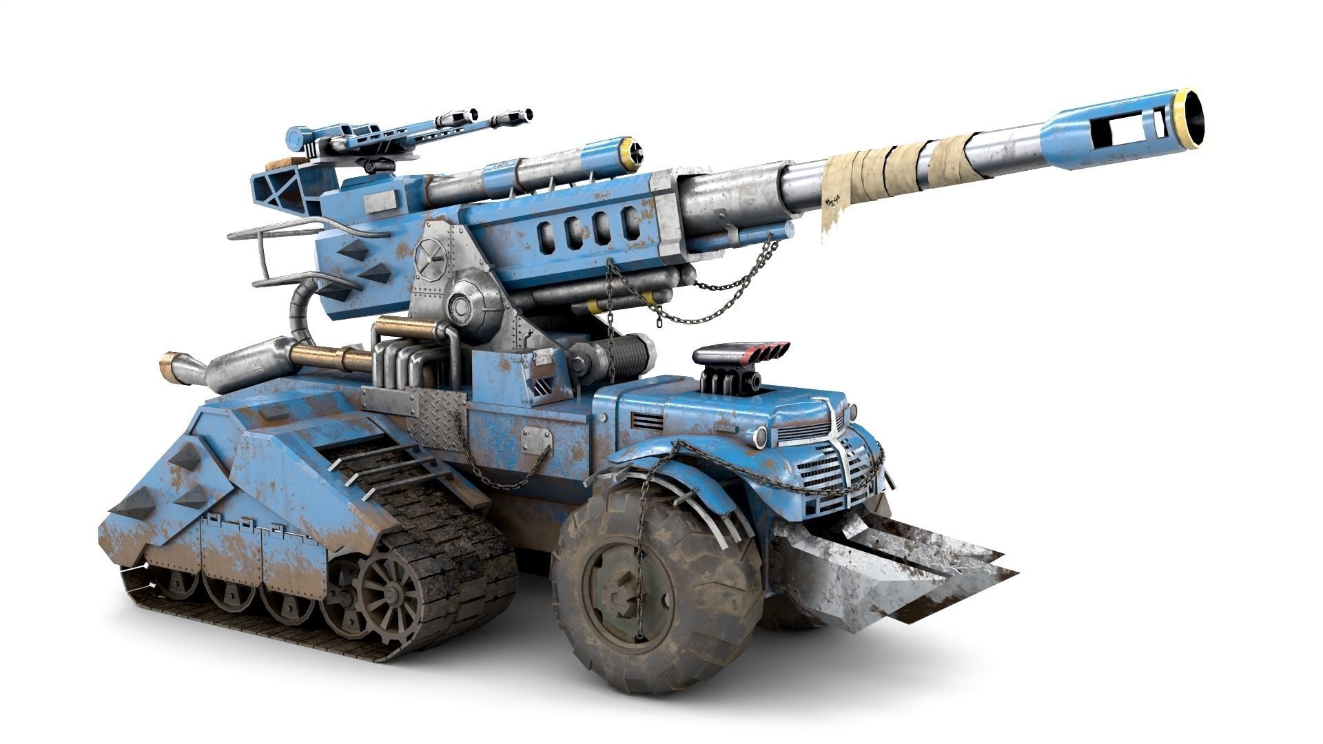 3D model Futuristic Military Vehicle VR / AR / low-poly | CGTrader