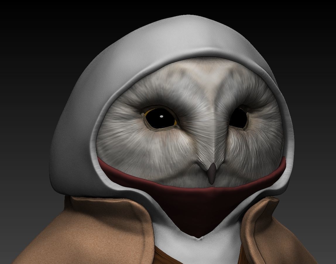 Assasin Owl 3D model 3D printable | CGTrader
