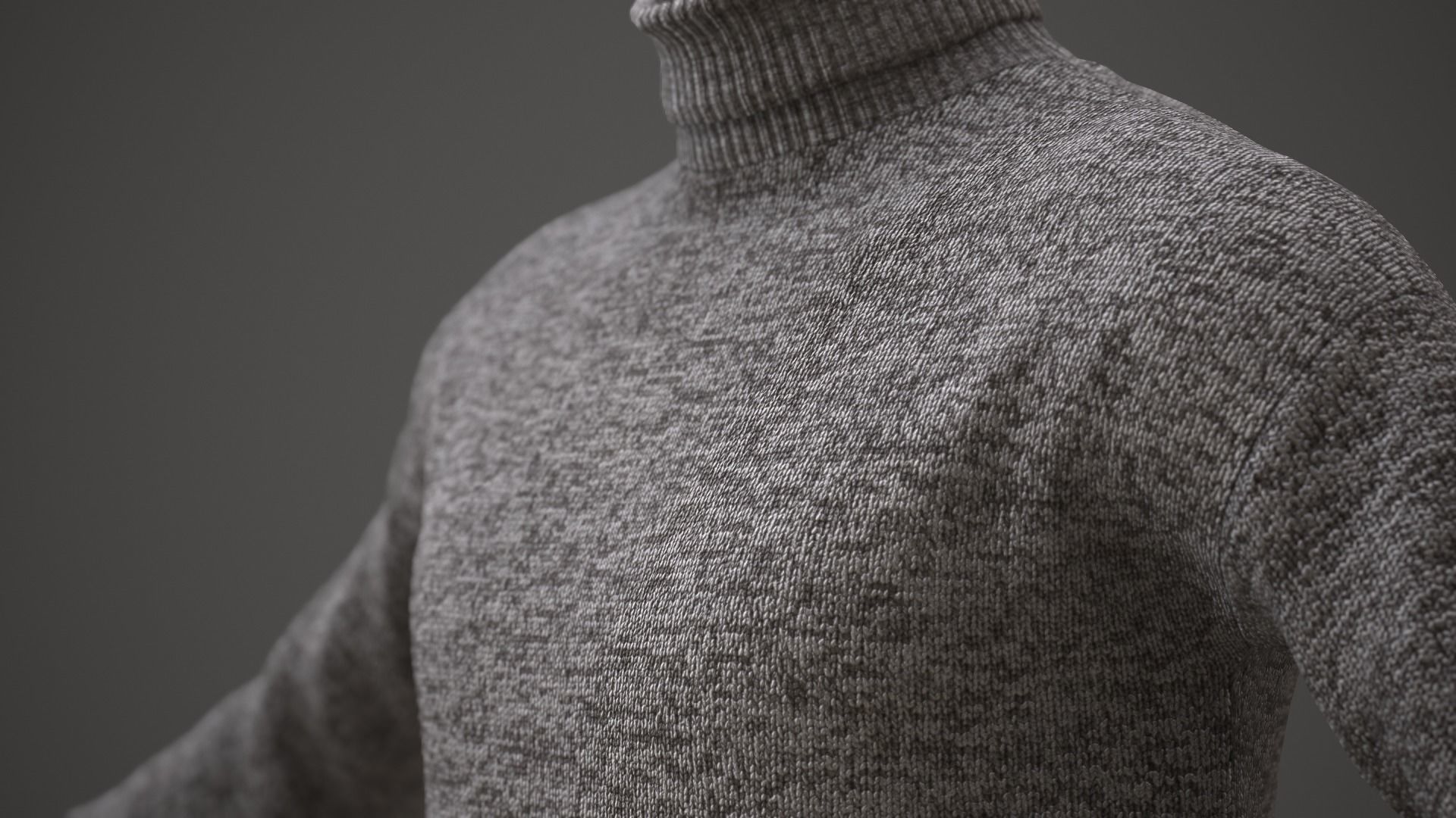 3D model Gray sweater VR / AR / low-poly | CGTrader