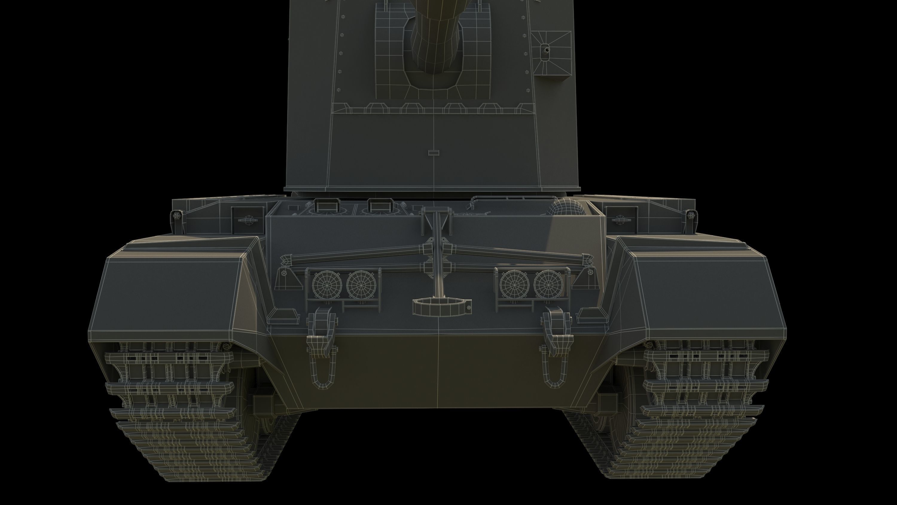 Fv4005 Stage 2 183mm 3D model | CGTrader