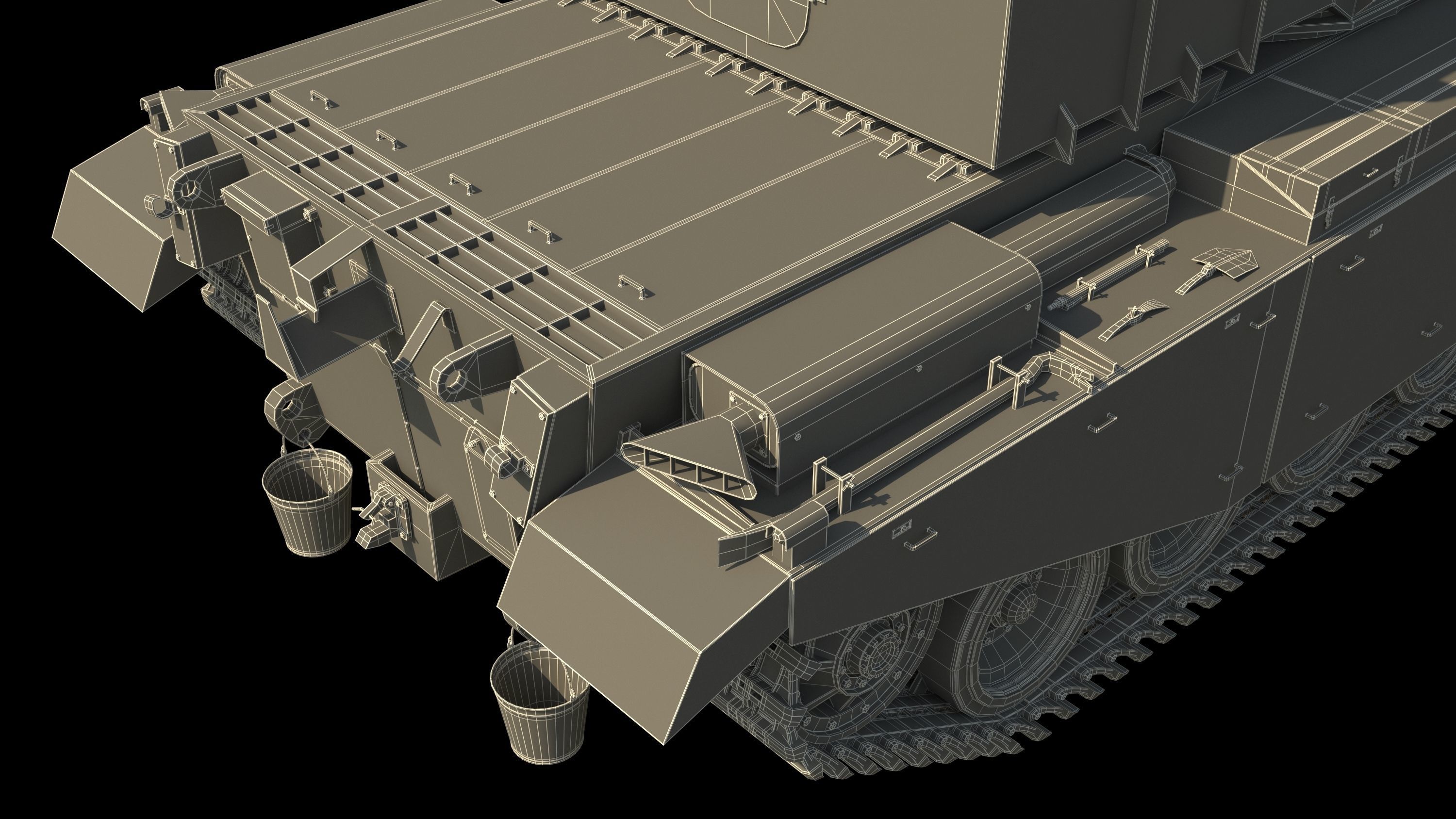 Fv4005 Stage 2 183mm 3D model | CGTrader