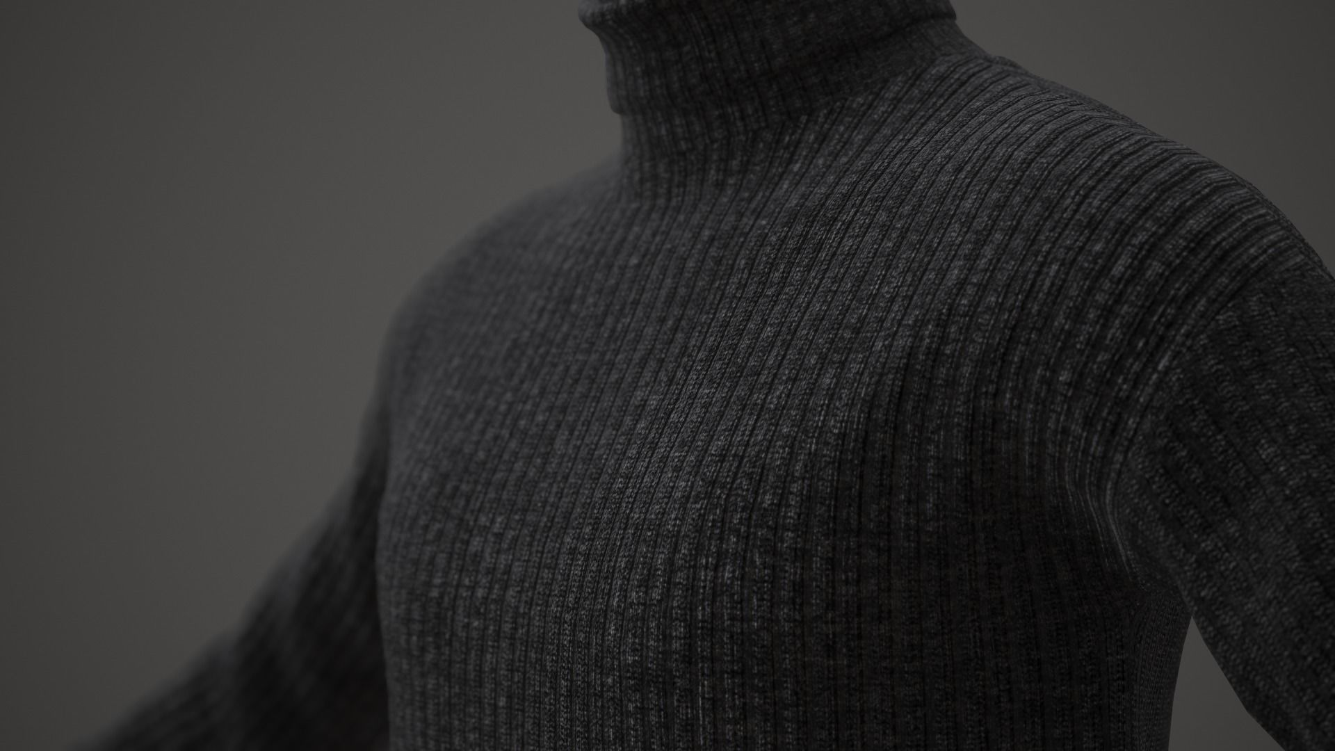 3D model Black sweater VR / AR / low-poly | CGTrader