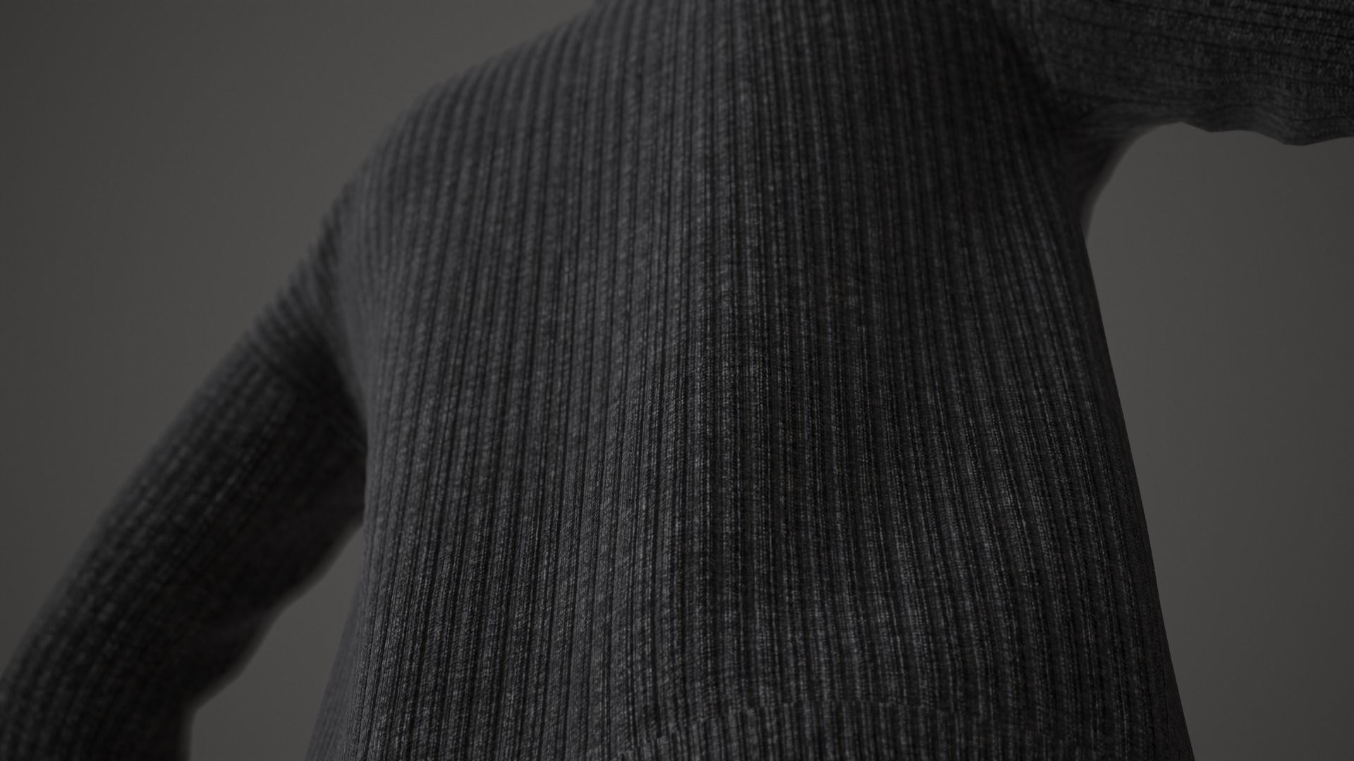 3D model Black sweater VR / AR / low-poly | CGTrader