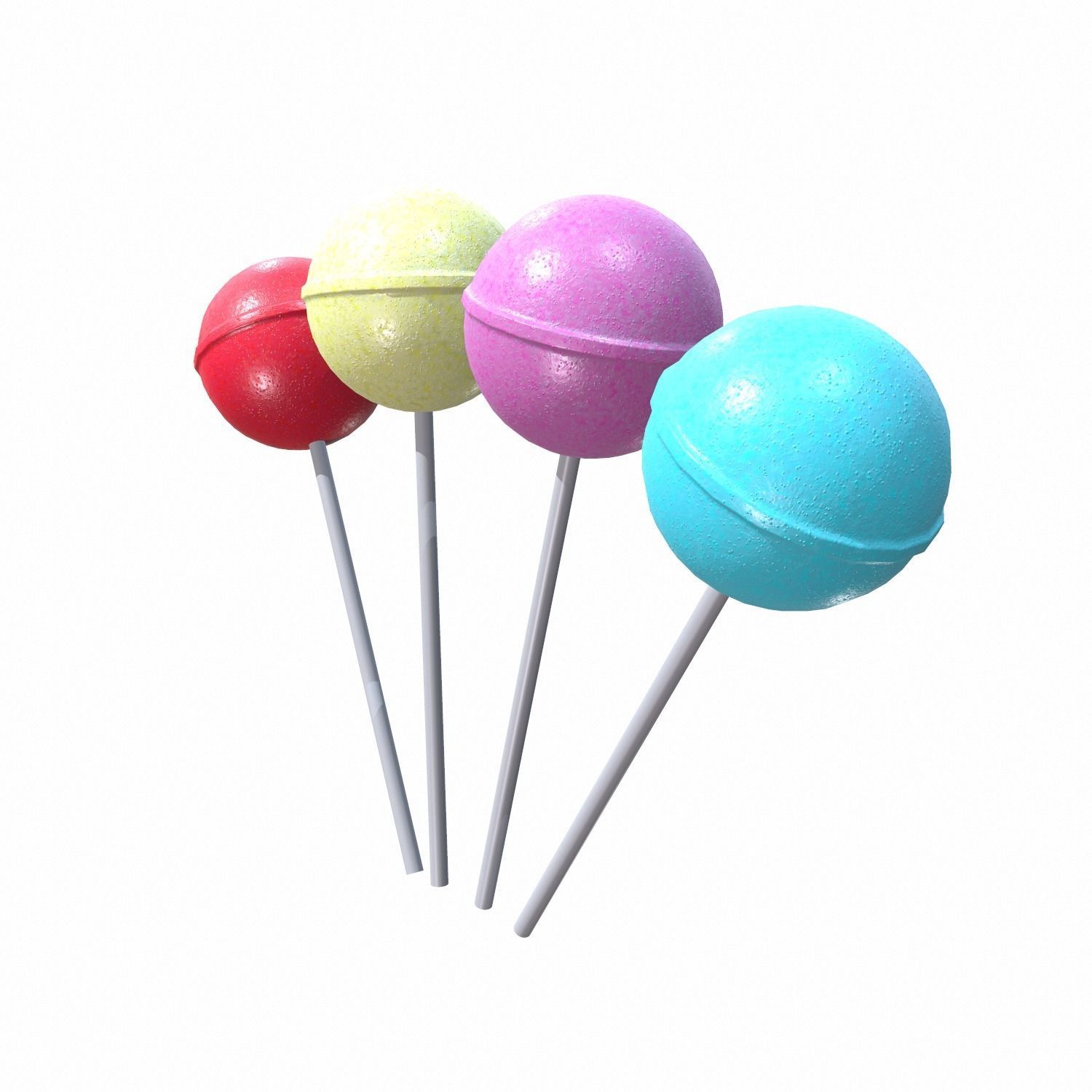 3D model Christmas lollipop VR / AR / low-poly | CGTrader