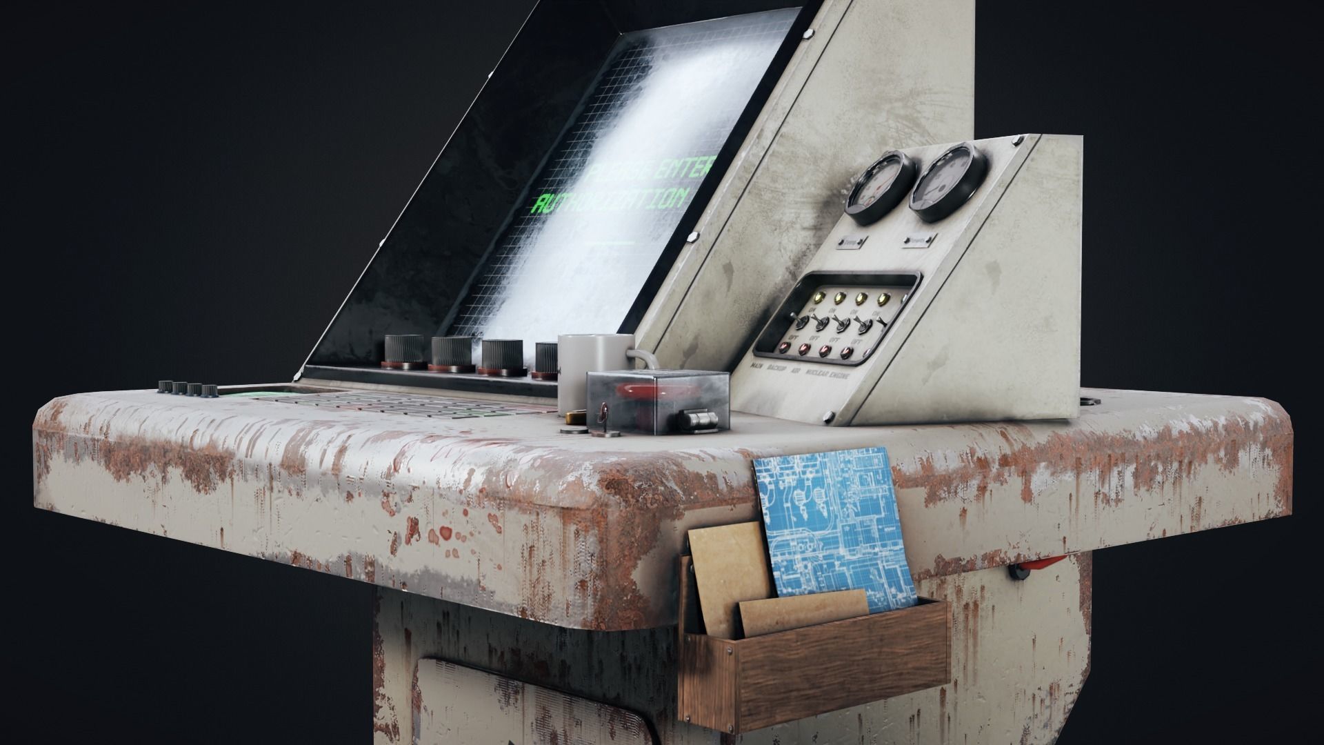 3D model Old Terminal VR / AR / low-poly | CGTrader