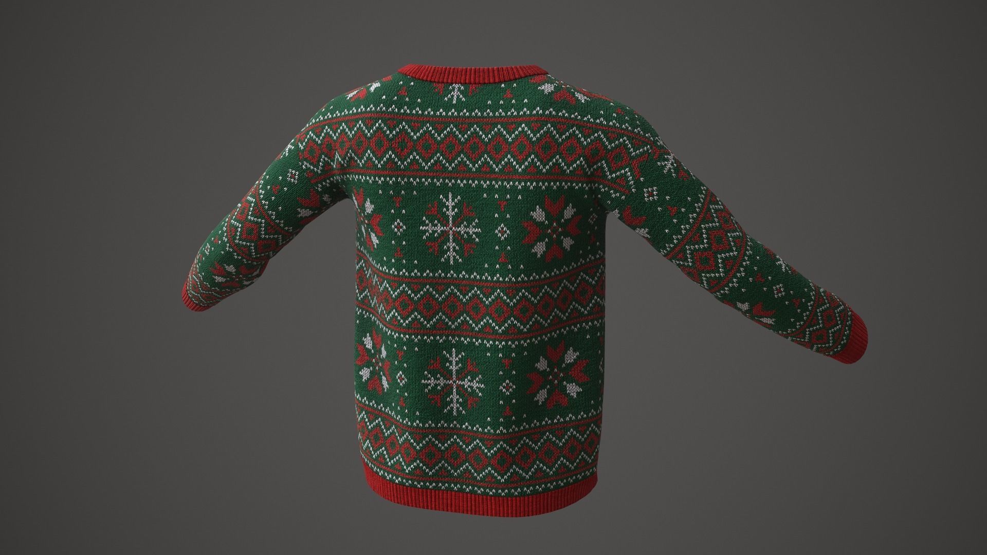 3D Model Collection Christmas sweaters VR / AR / low-poly | CGTrader