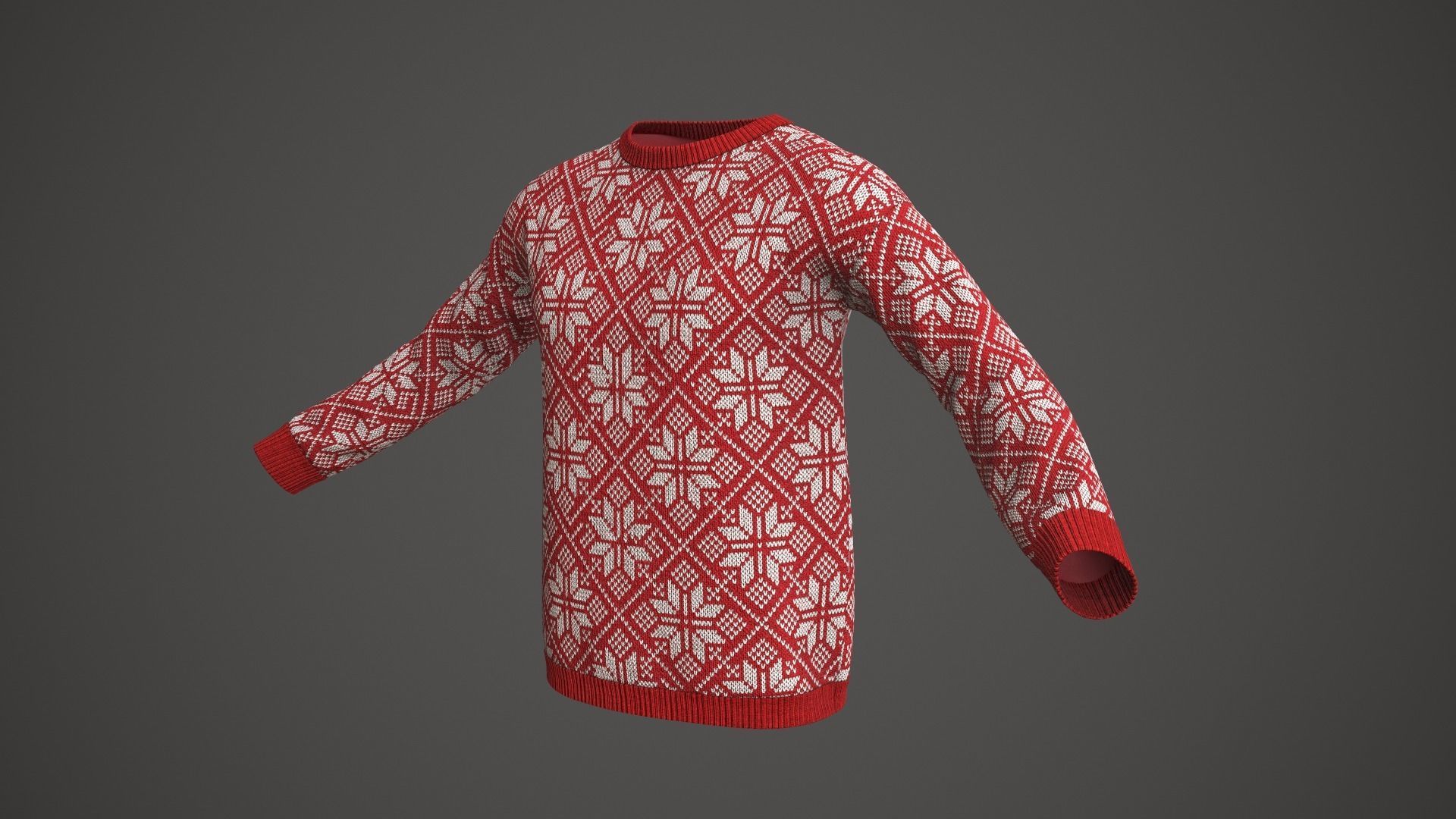 3D Model Collection Christmas sweaters VR / AR / low-poly | CGTrader