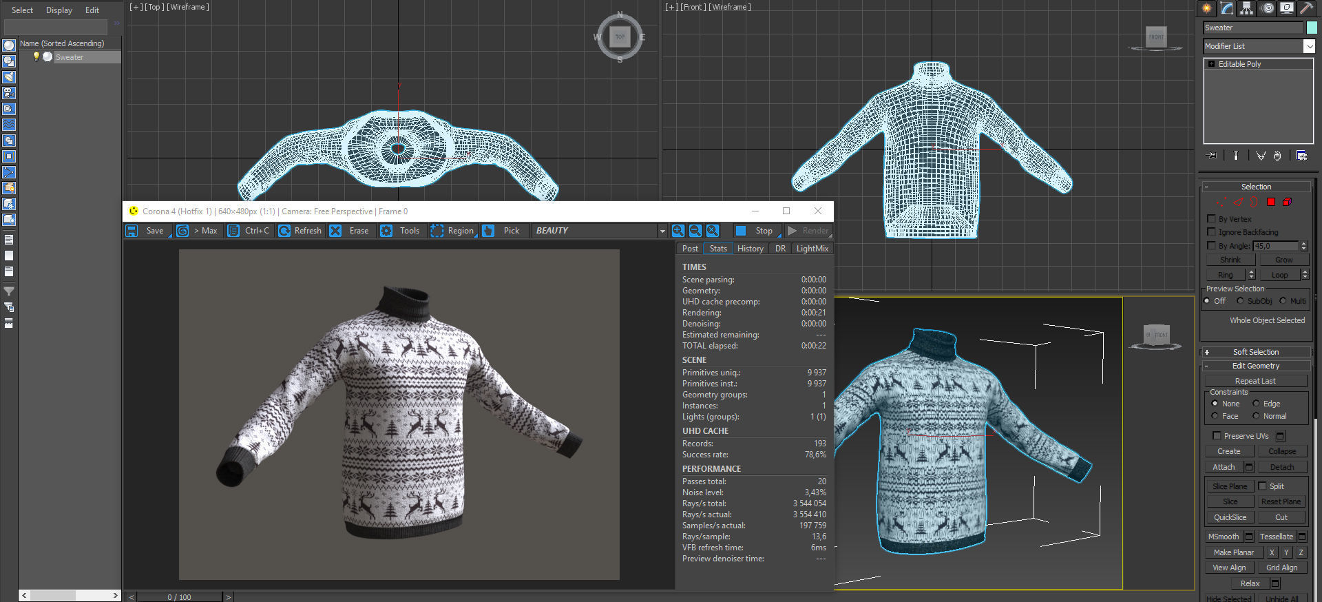 3D Model Collection Christmas sweaters VR / AR / low-poly | CGTrader