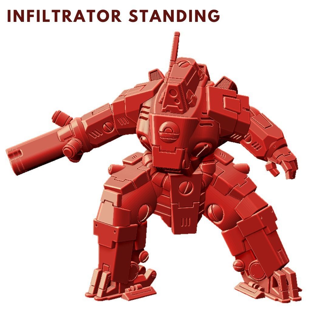 Auger Warsuit Team 3D model 3D printable | CGTrader