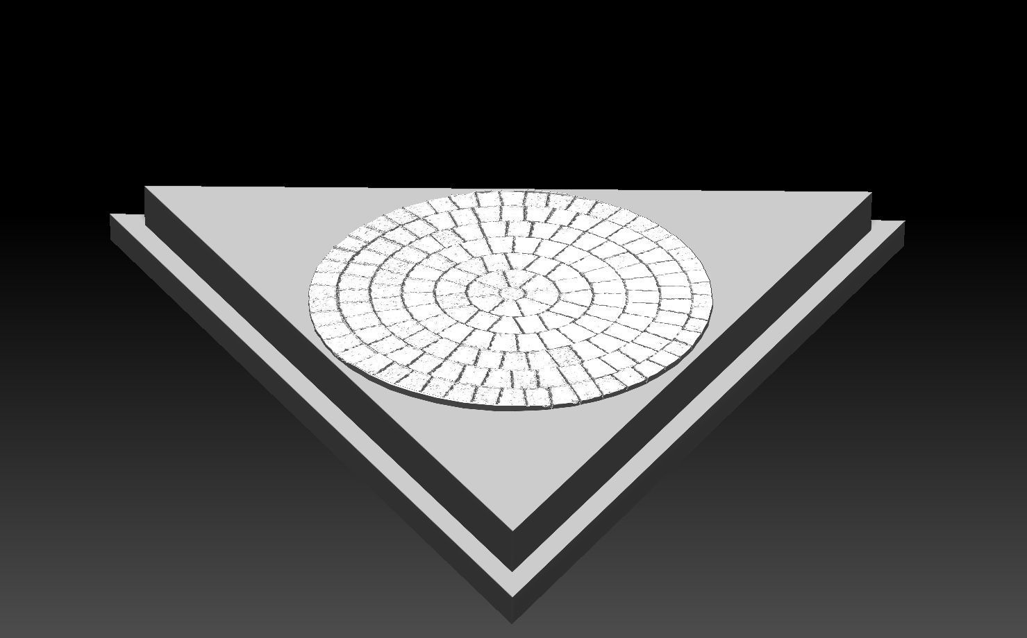 6 DnD figurines base stand foot fantasy bricks pack 3D model 3D ...