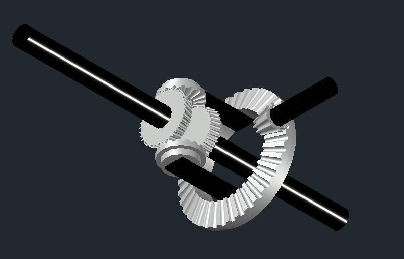 Differential gear 3D model | CGTrader