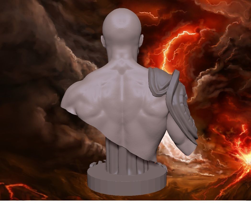 God of War Kratos 3D model 3D printable | CGTrader