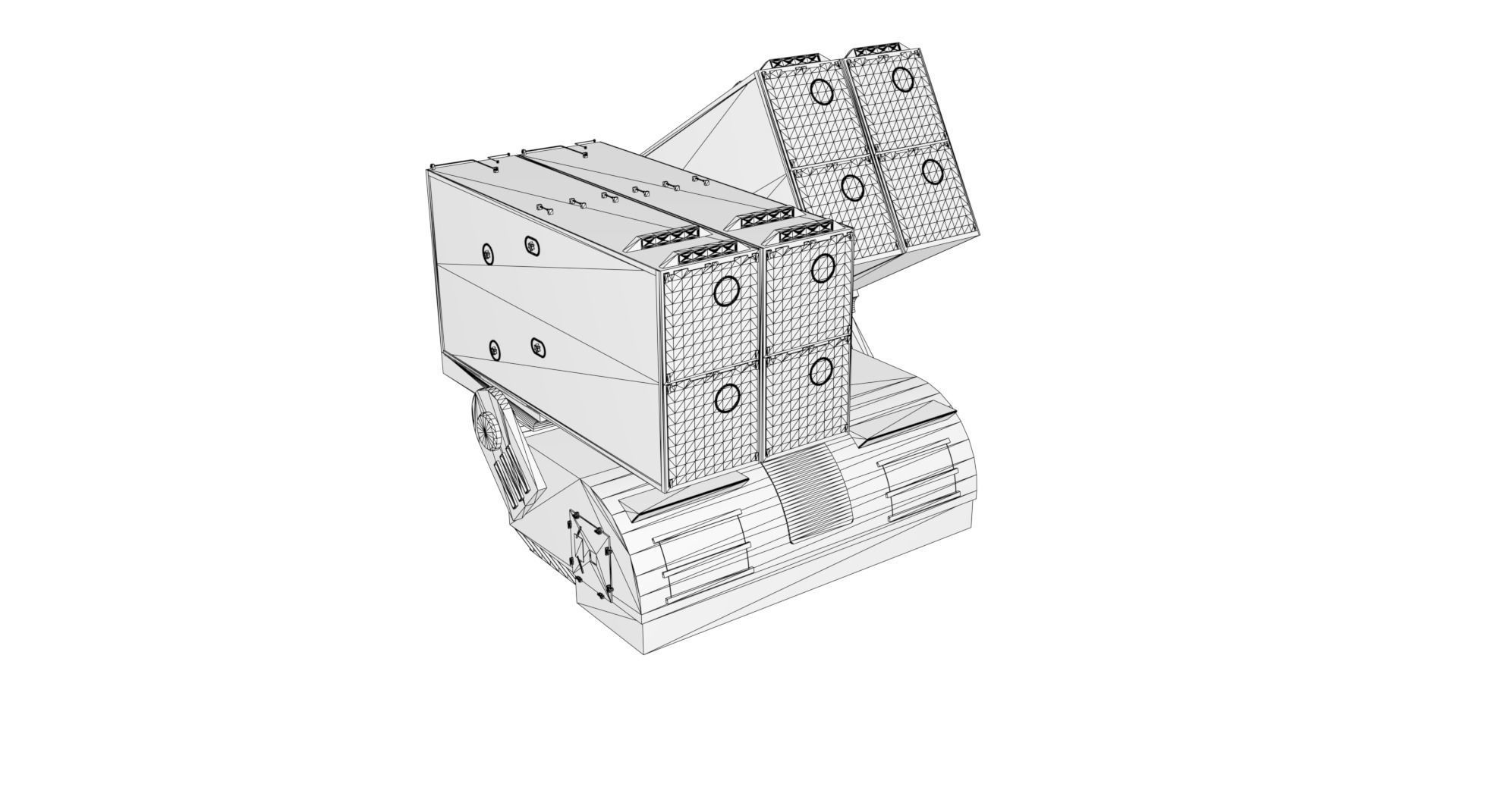 ASROC Anti Submarine Rocket Launcher RUR-5 3D model rigged | CGTrader