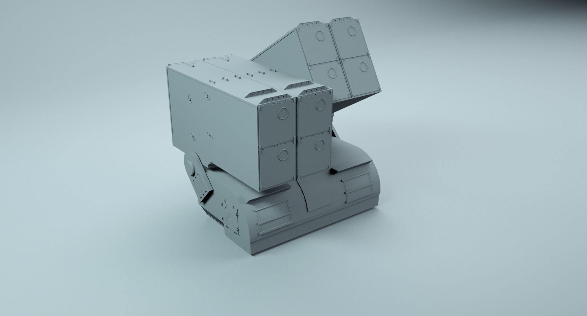 ASROC Anti Submarine Rocket Launcher RUR-5 3D model rigged | CGTrader