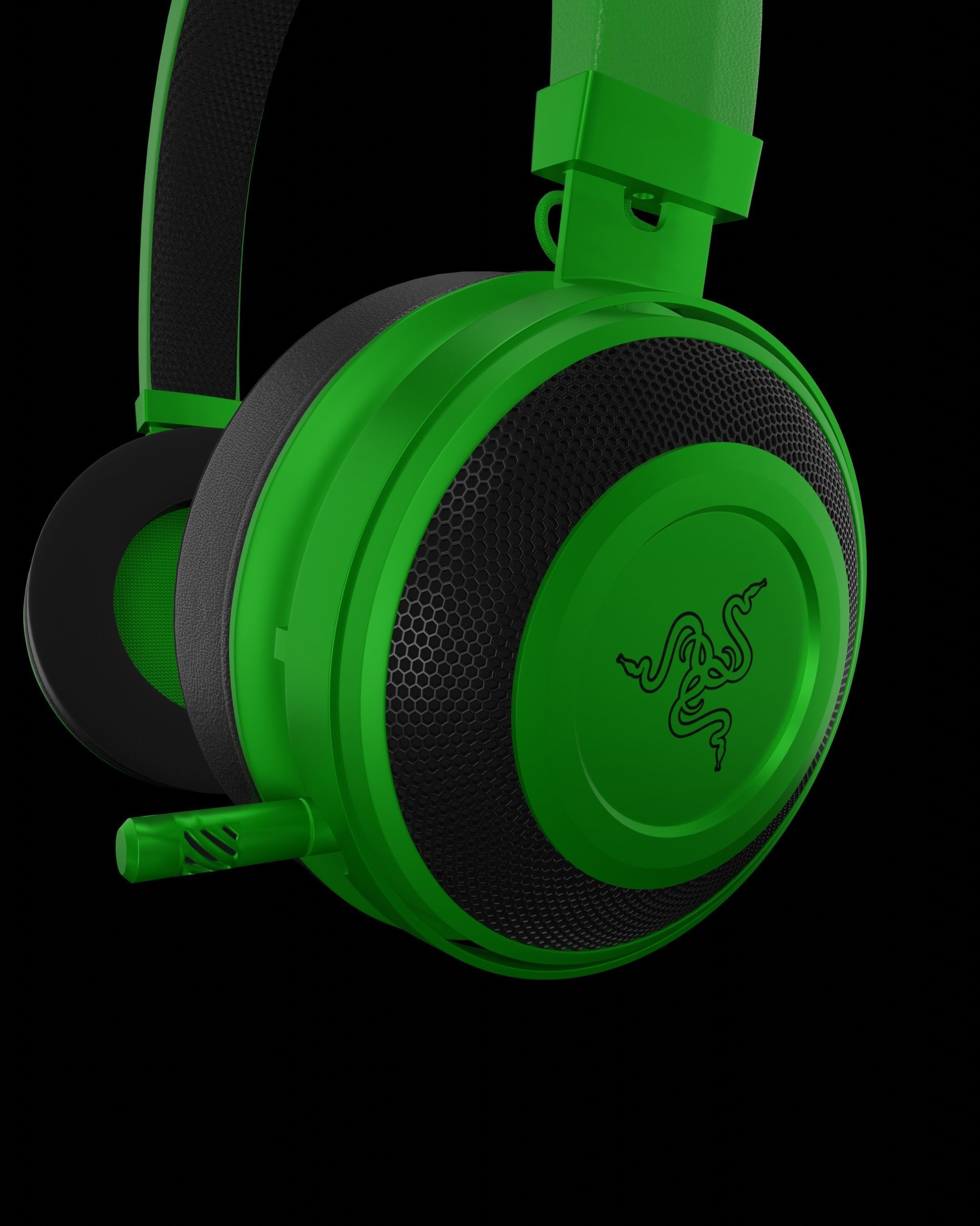 RAZER Head phone 3D model | CGTrader
