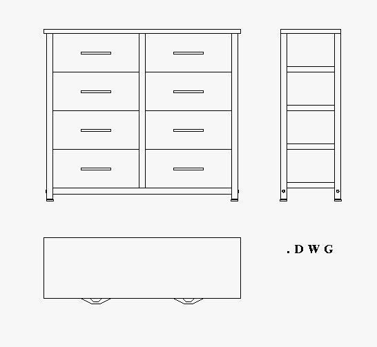 chest of drawers 3D model | CGTrader