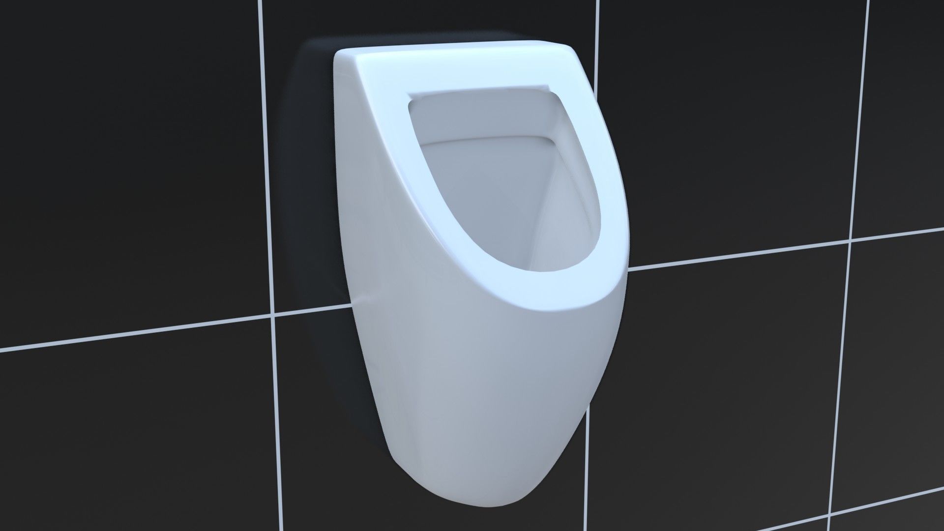 Urinal Villeroy Boch Subway 75130001 3D model | CGTrader
