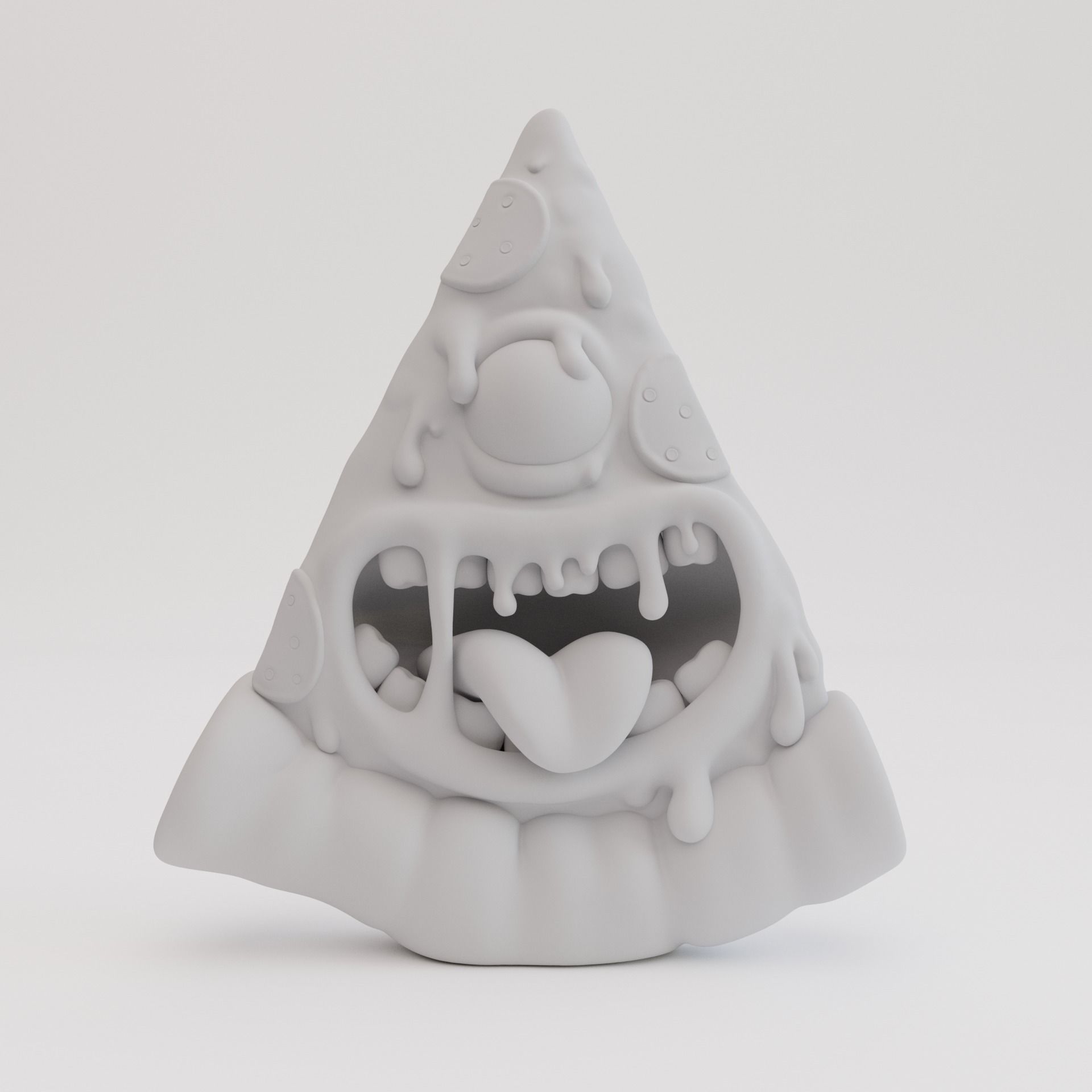 pizza statuette 3D model 3D printable | CGTrader