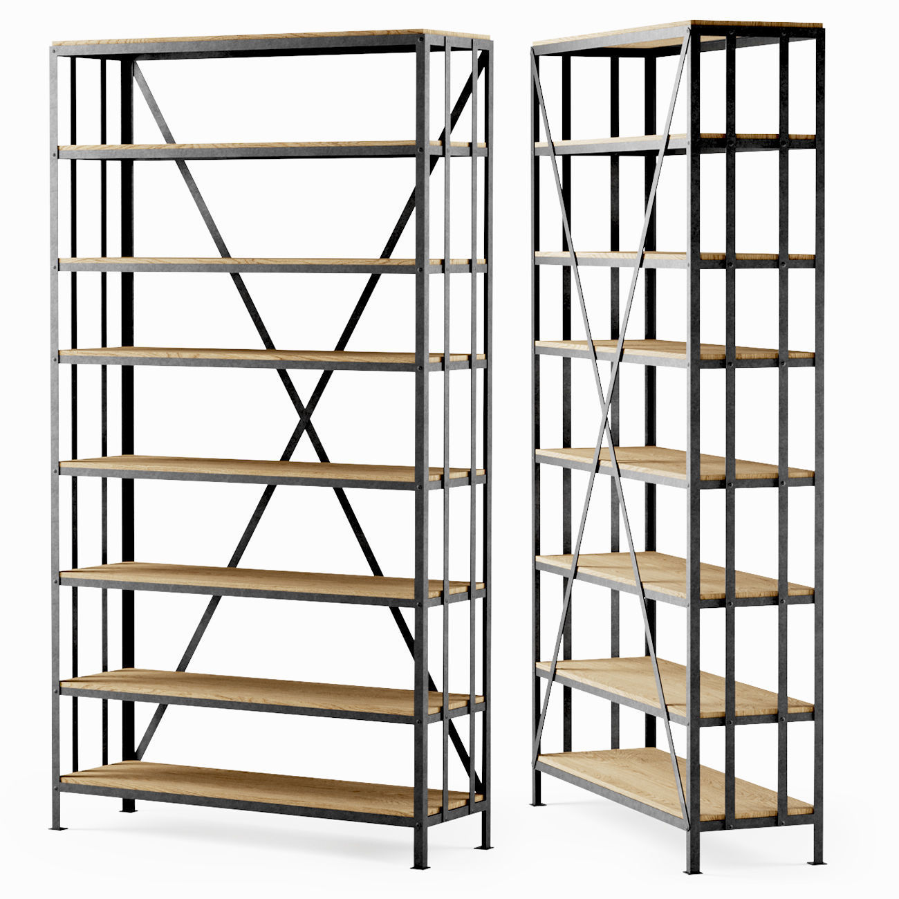 Large metal rack 3D model | CGTrader