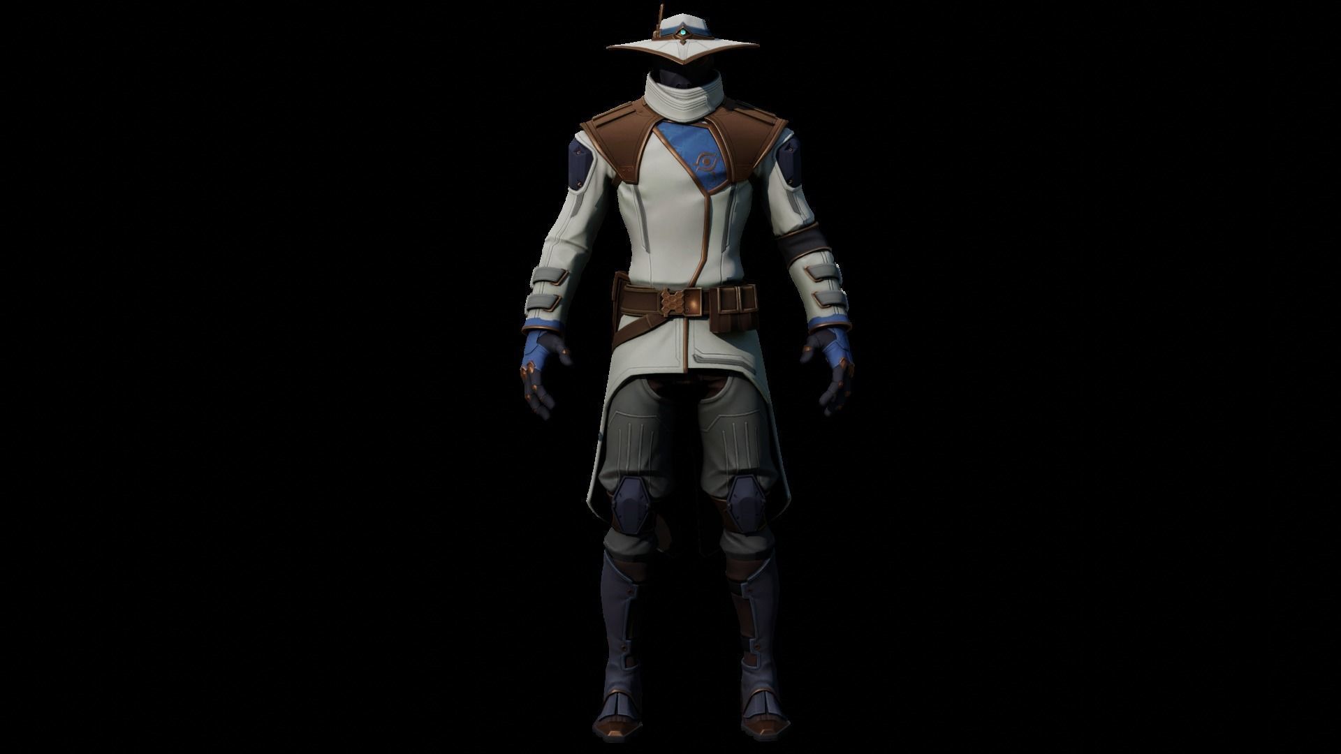 3D model Cypher - character from Valorant - textured and rigged VR / AR ...