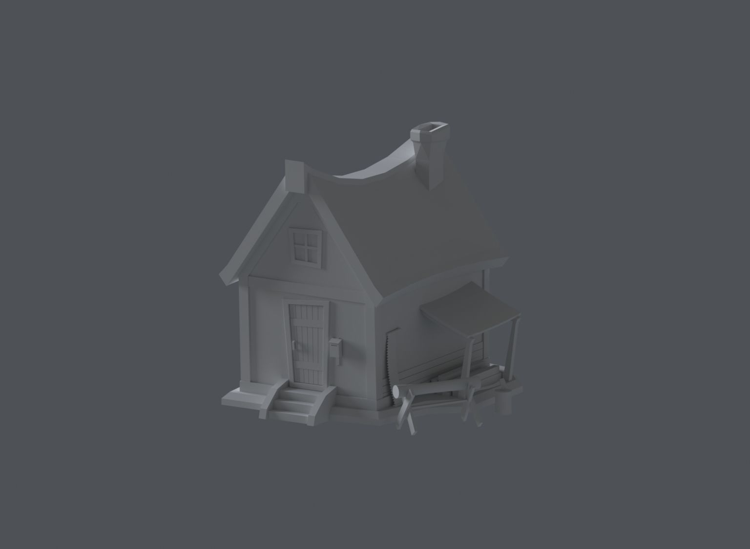 3D model Lumberjack house VR / AR / low-poly | CGTrader