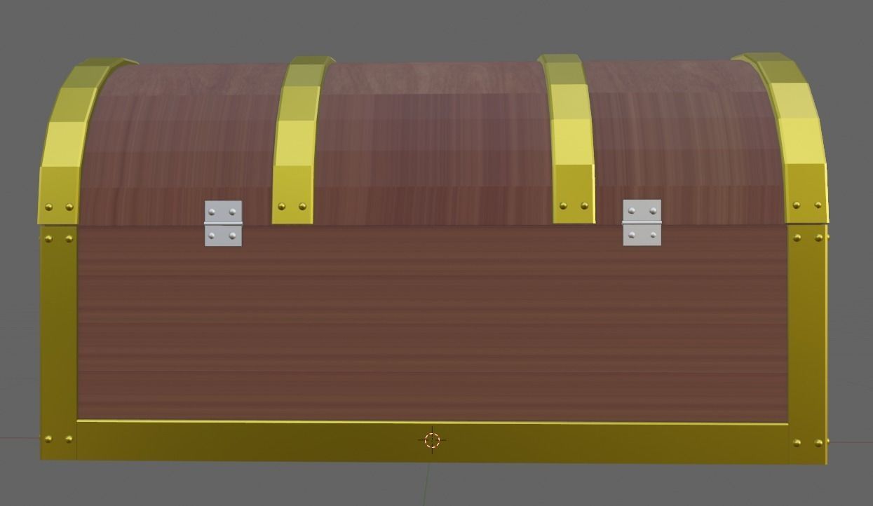 Treasure Chest with Gold and Open Animation free VR / AR / low-poly 3D ...