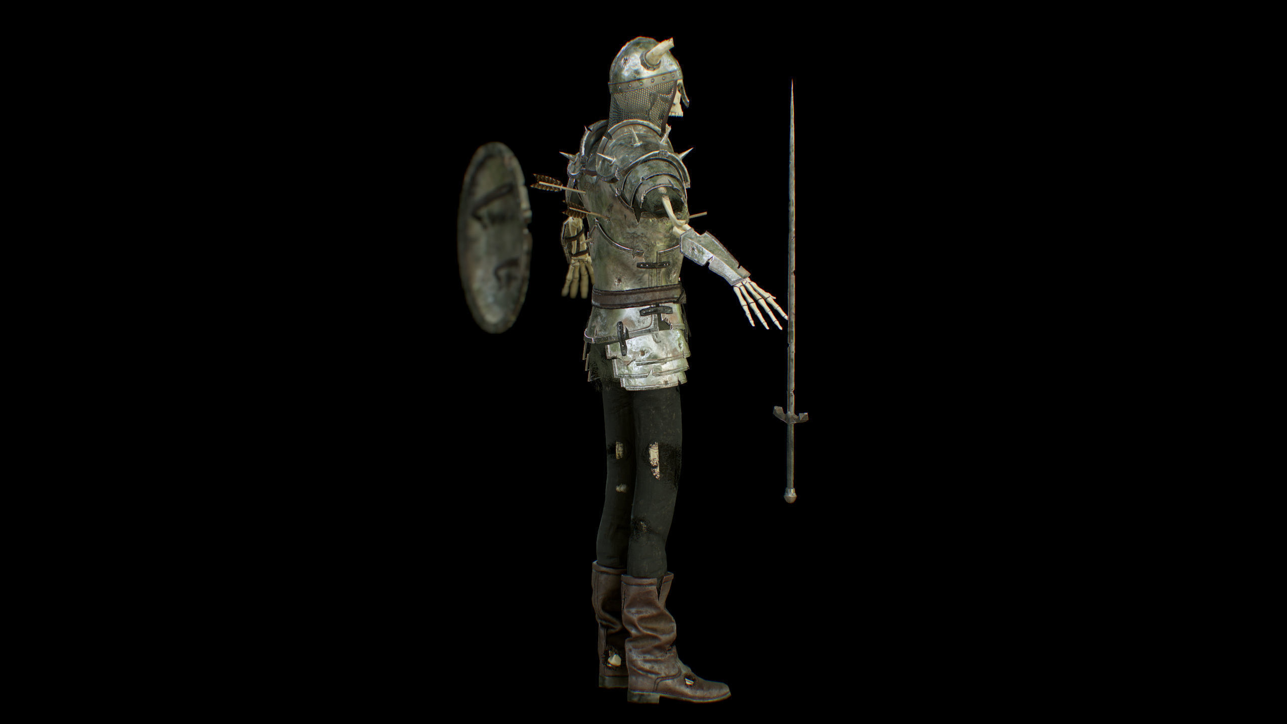 3D model pack of necromancer VR / AR / low-poly rigged | CGTrader