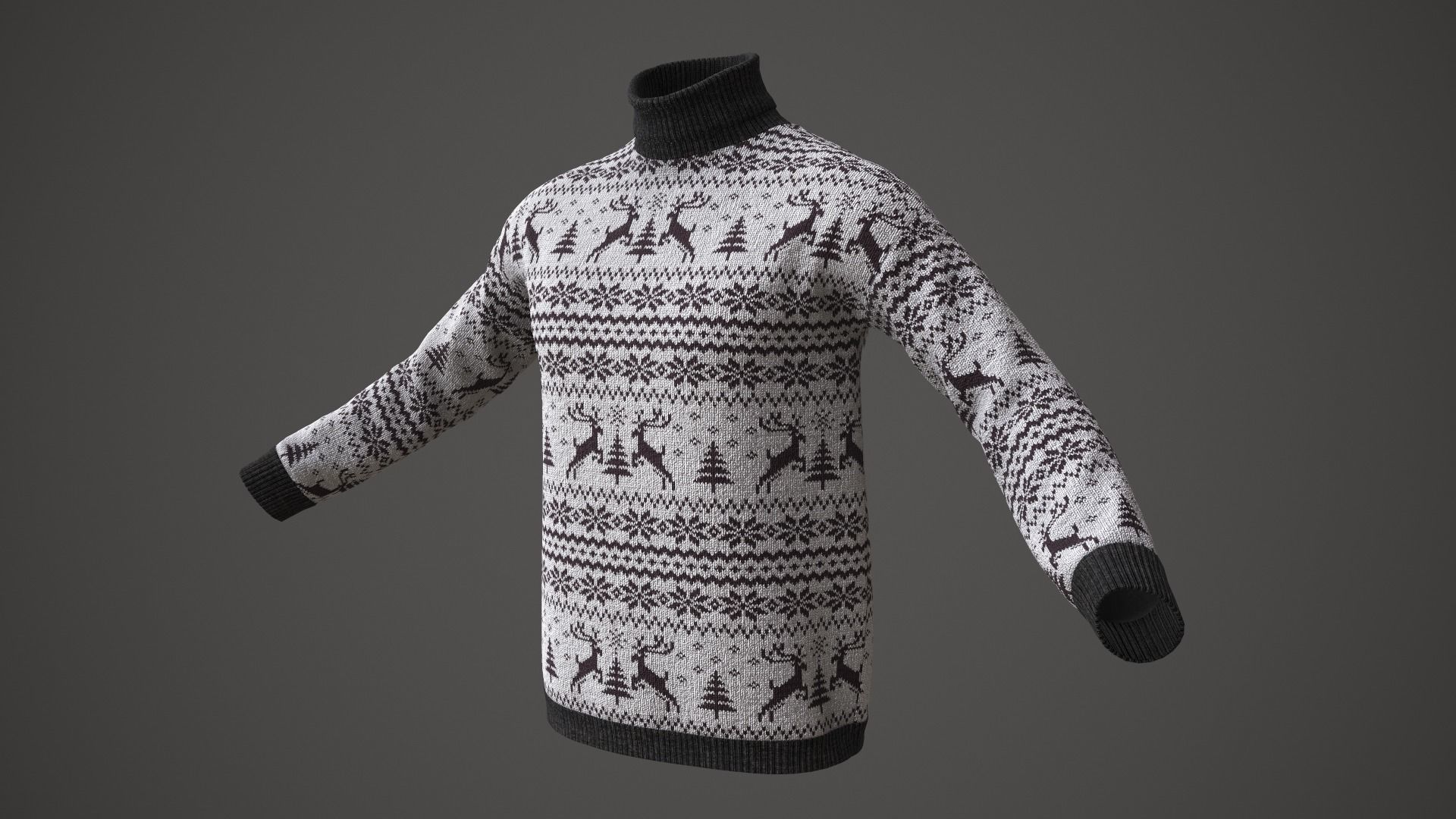 Sweaters collection argyle sweater VR / AR / low-poly | CGTrader