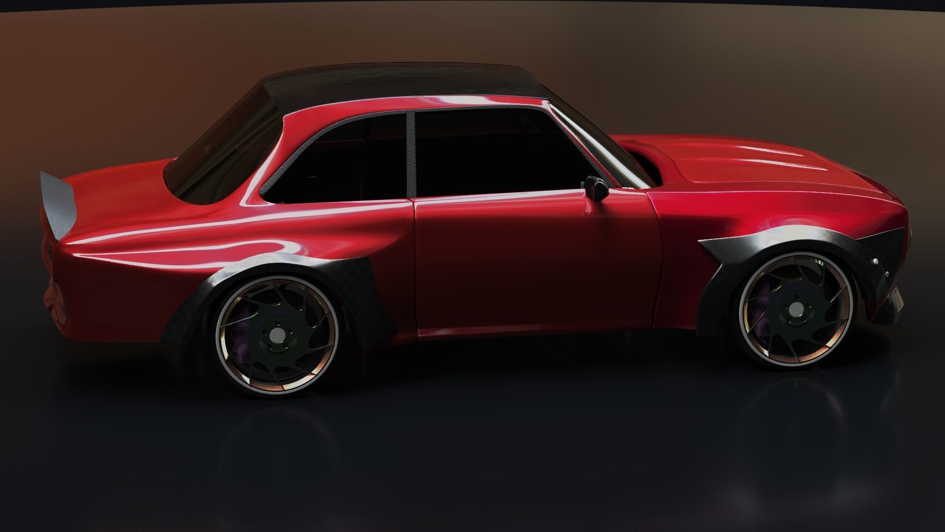 Tuning car racing 3D model | CGTrader