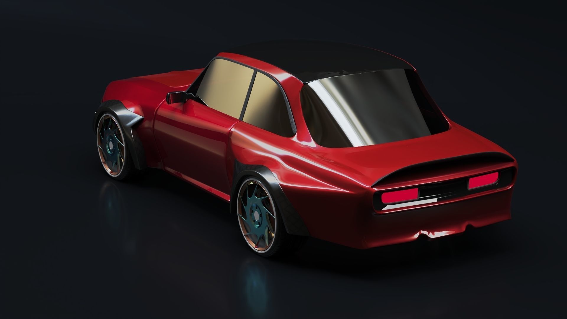 Tuning car racing 3D model | CGTrader