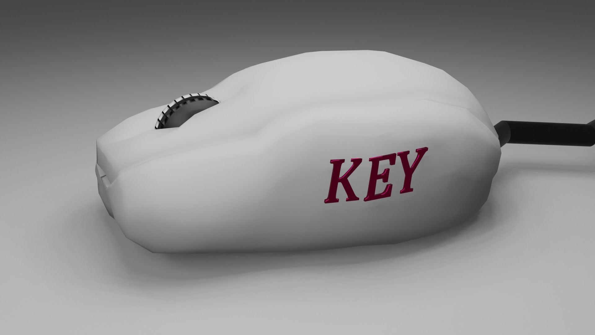 White mouse 3D model | CGTrader