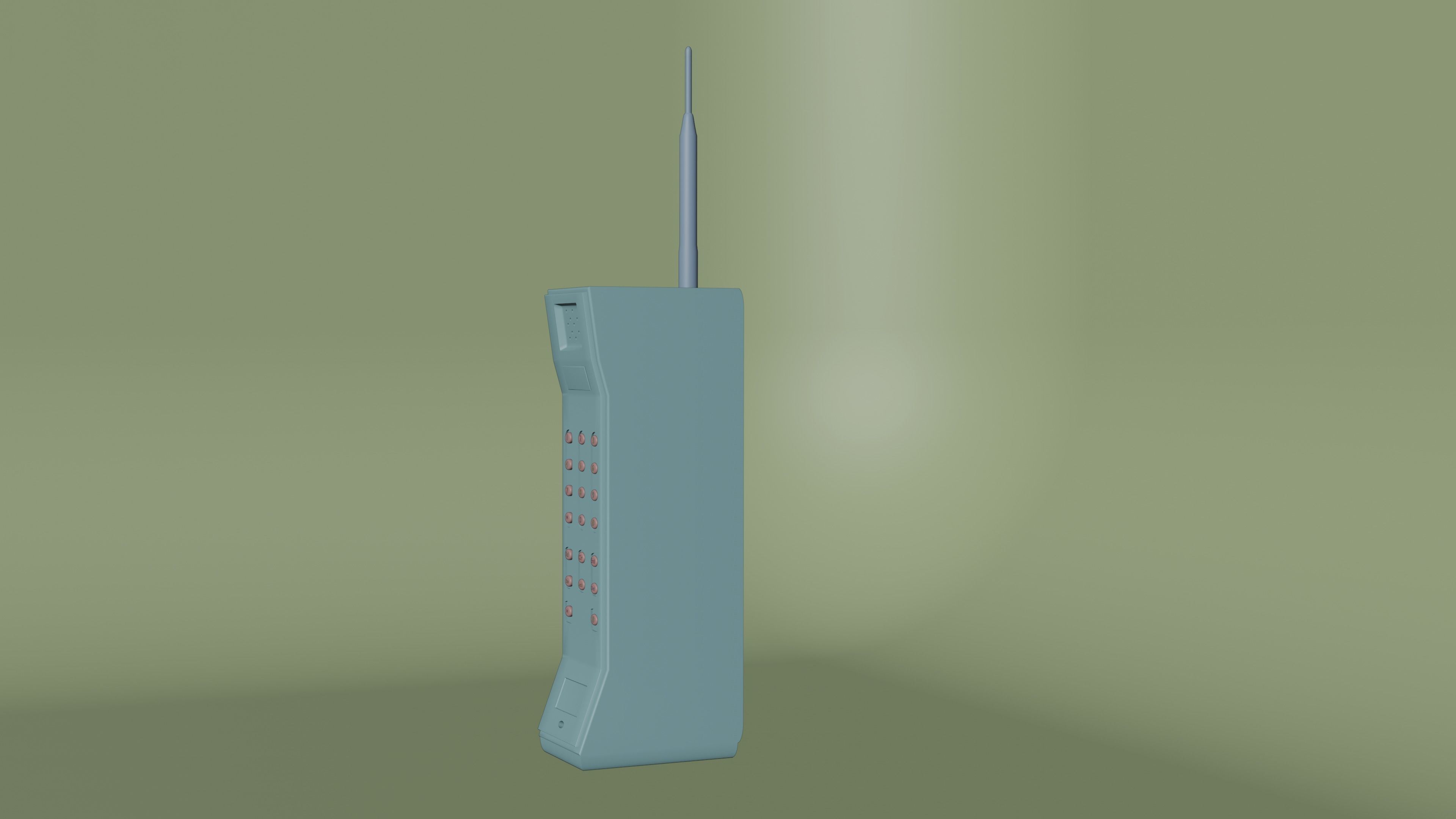 old phone free 3D model | CGTrader