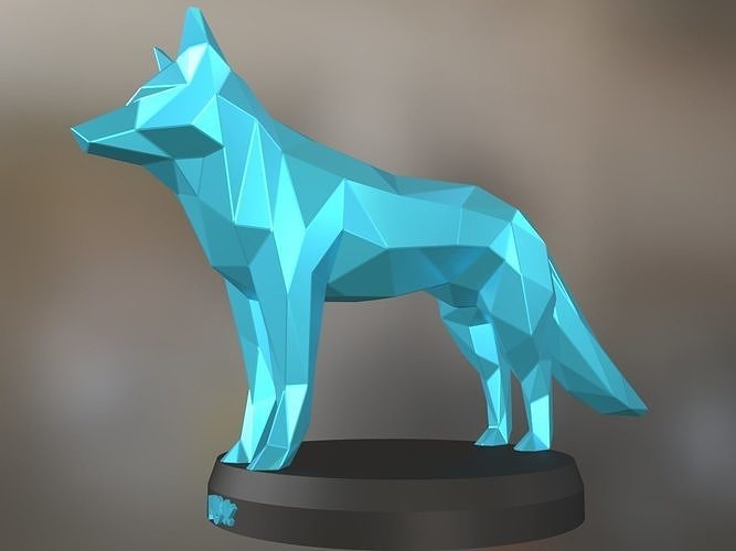 Poly Fox 3D model 3D printable | CGTrader