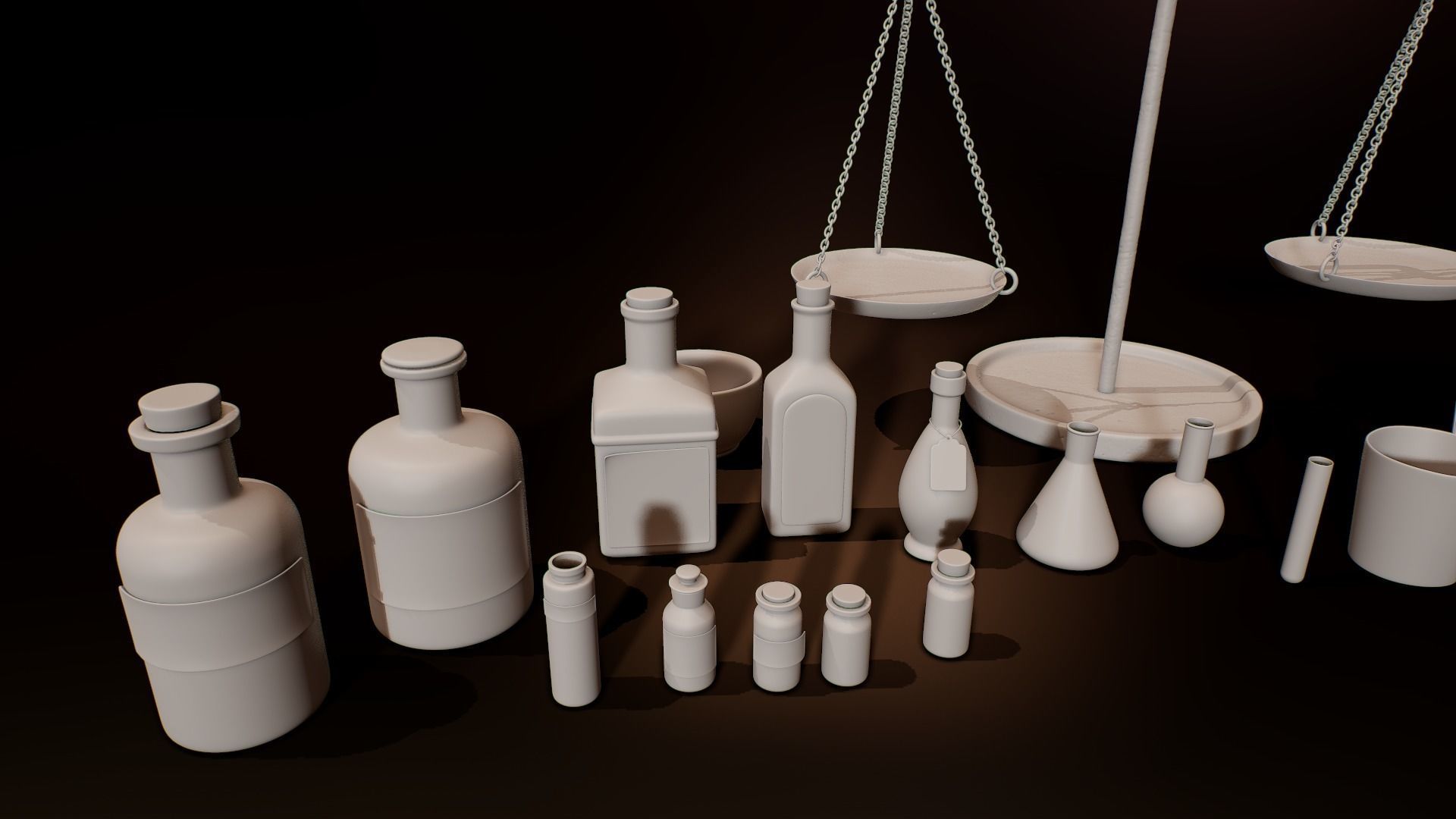 Alchemy props 3D model | CGTrader
