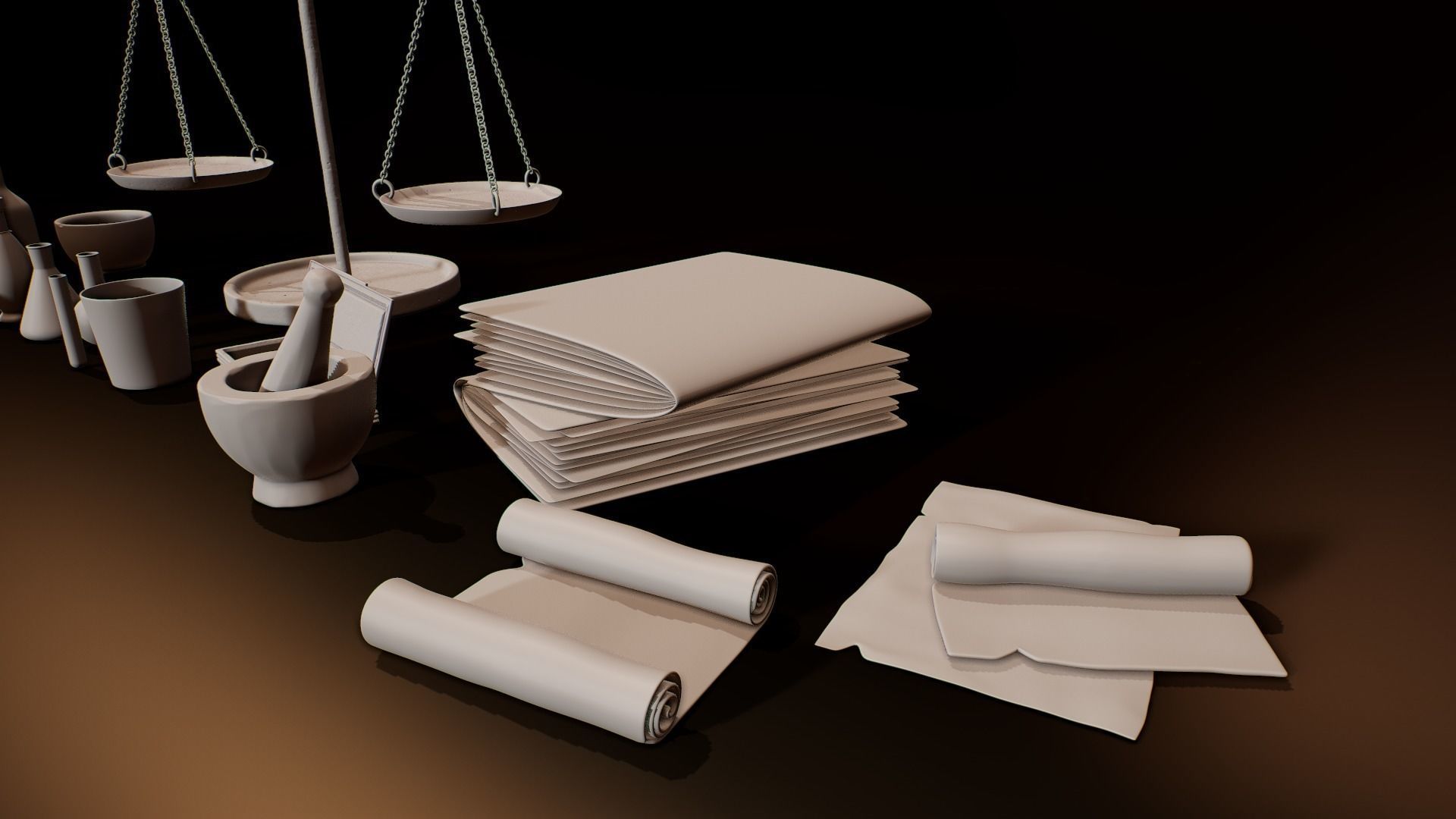 Alchemy props 3D model | CGTrader